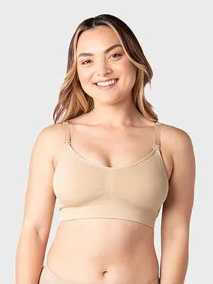 Victoria's Secret Hotmilk My Necessity Wireless Multifit Nursing Bra - Beige