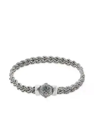 Emanuele Bicocchi Braided Chain Bracelet - Silver