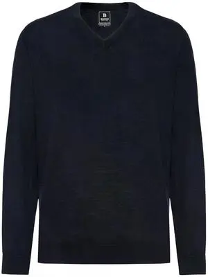 Boggi Milano Merino-wool V-neck Sweater