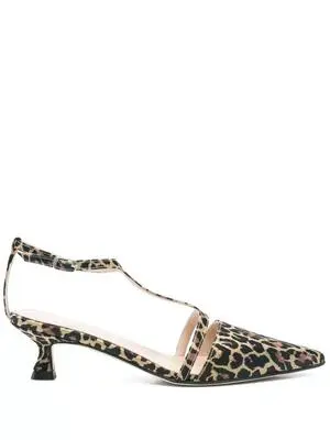 ANNA F. 45mm Animal-print Pumps