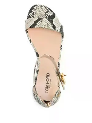 TOM FORD Snakeskin-effect Sandals