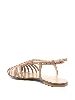 ANNA F. Camelia Studded Sandals
