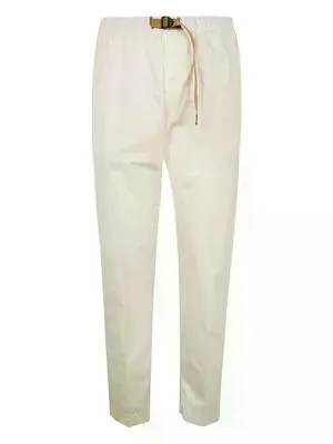 White Sand Tapered Pants For Men