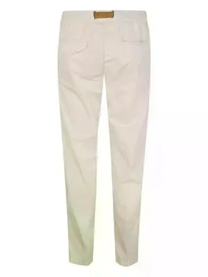 WHITE SAND Drawstring Trousers