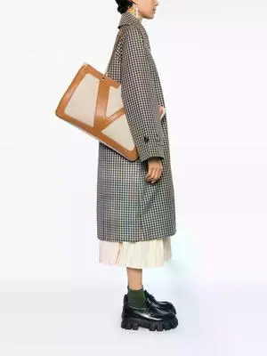 Valentino Garavani Viva Superstar Large Canvas Shopping Bag - Neutrals