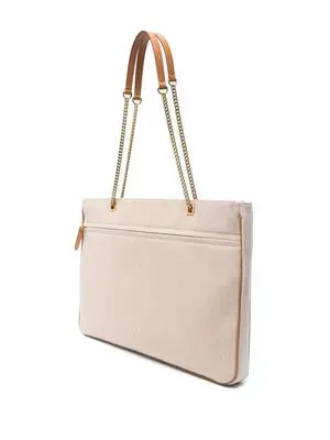 Valentino Garavani Viva Superstar Large Canvas Shopping Bag - Neutrals