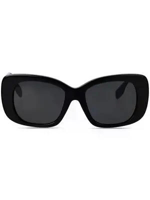 Burberry Oversized Logo Sunglasses - Black