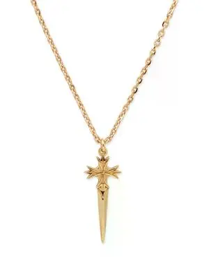 Emanuele Bicocchi Dagger Pendant Necklace - Gold