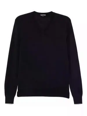 TOM FORD V-neck Knitted T-shirt