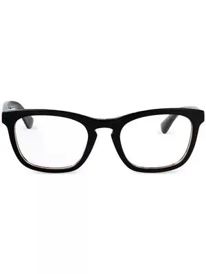 Burberry Vintage Check-detail Glasses - Black