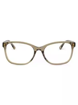 Chloé Square-frame Glasses - Green