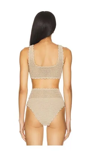 Beach Riot Andy Bikini Top - Tan