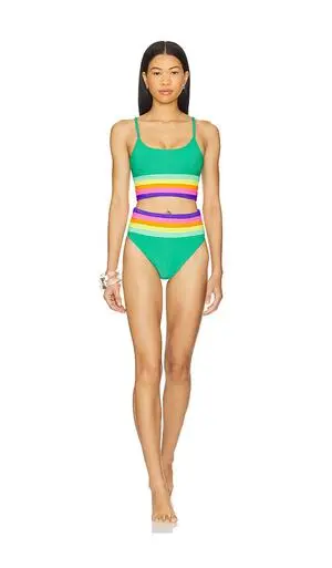 Beach Riot Millie Bikini Bottom - Technicolor Colorblock