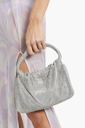 Simkhai Ellerie Crystal-embellished Satin Tote
