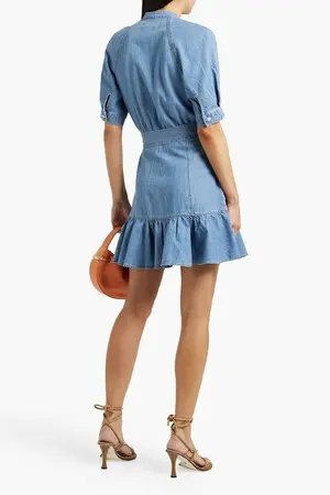 Veronica Beard Kanika Mini Denim Dress