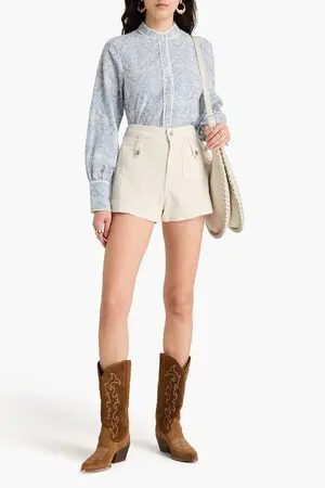Veronica Beard Darnele Denim Shorts