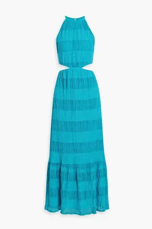 Simkhai Cutout Cotton-blend Maxi Dress