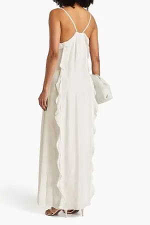 Simkhai Emily Cupro-blend Crepe Maxi Dress