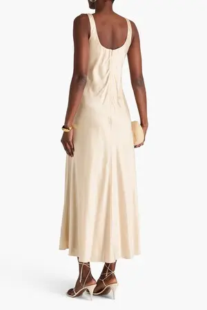 Simkhai Rania Satin Midi Dress
