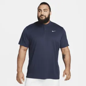 Nike Court Dri-fit Tennis Blade Polo - Blue