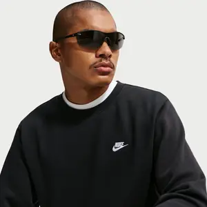 Nike Club Fleece Crew - Black