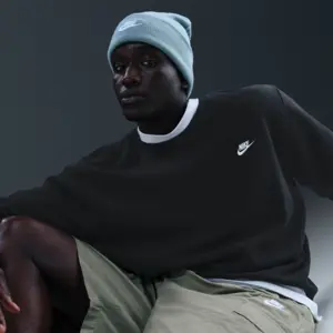 Nike Club Fleece Crew - Black
