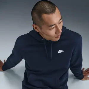 Nike Club Pullover Fleece Hoodie - Blue