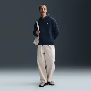 Nike Club Pullover Fleece Hoodie - Blue
