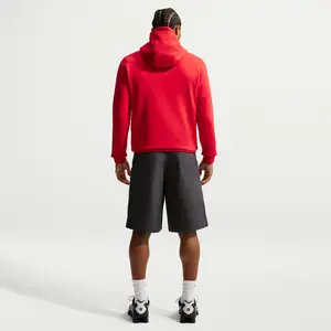 Nike Club Pullover Fleece Hoodie - Red