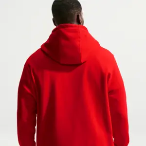 Nike Club Pullover Fleece Hoodie - Red