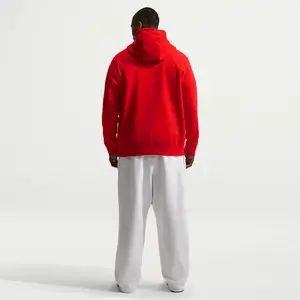 Nike Club Pullover Fleece Hoodie - Red