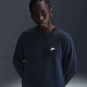 Nike Club Fleece Crew - Blue