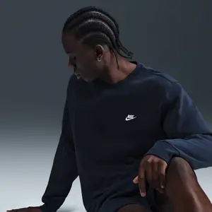 Nike Club Fleece Crew - Blue