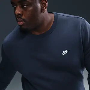Nike Club Fleece Crew - Blue