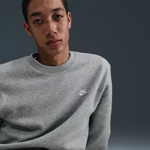 Nike Club Fleece Crew - Grey
