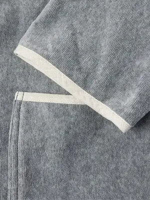 Brunello Cucinelli Cotton-chenille Bathrobe - Gray