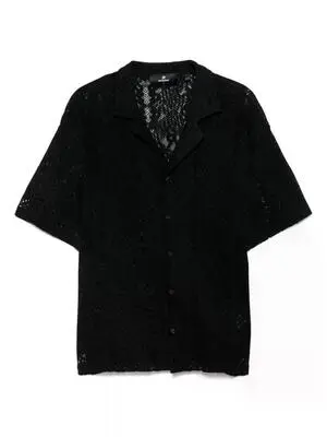 REPRESENT Crochet Shirt - Black