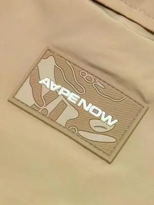 AAPE BY *A BATHING APE Logo-print Cargo Shorts - Neutrals
