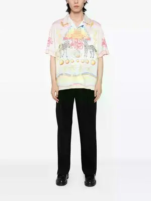 Casablanca Pleated Trousers - Black
