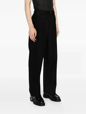 Casablanca Pleated Trousers - Black