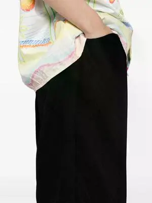 Casablanca Pleated Trousers - Black