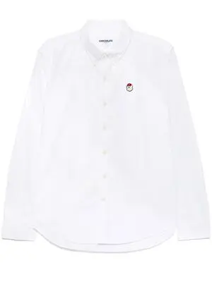 CHOCOOLATE Logo-patch Shirt - White