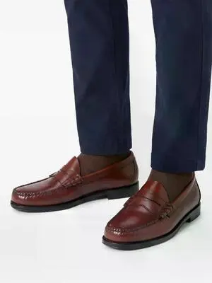 G.H.BASS G.h. Bass & Co. Weejuns Larson Penny Loafers - Red