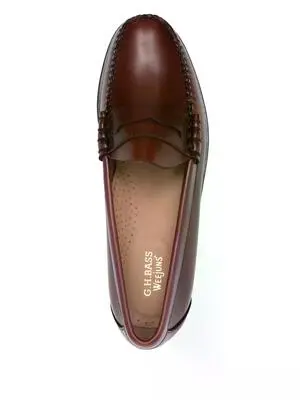 G.H.BASS G.h. Bass & Co. Weejuns Larson Penny Loafers - Red