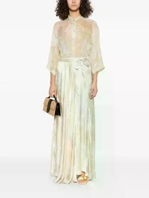 FORTE_FORTE Floral-print Maxi Skirt