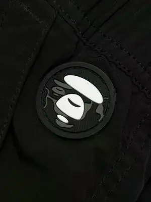 AAPE BY *A BATHING APE Logo-print Cargo Shorts - Black