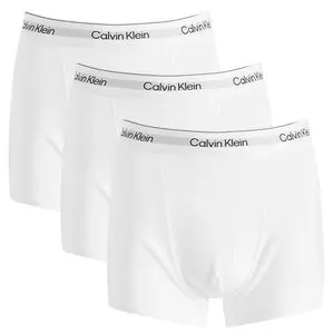 Calvin Klein Icon Relaxed Dart Trunk 3 Pack - White