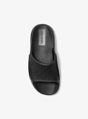 Michael Kors Griffin Signature Logo Slide Sandals