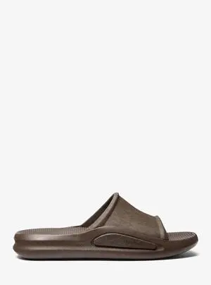 Michael Kors Griffin Signature Logo Slide Sandals