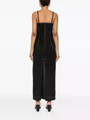 FEDERICO CINA Pinces Long Dress